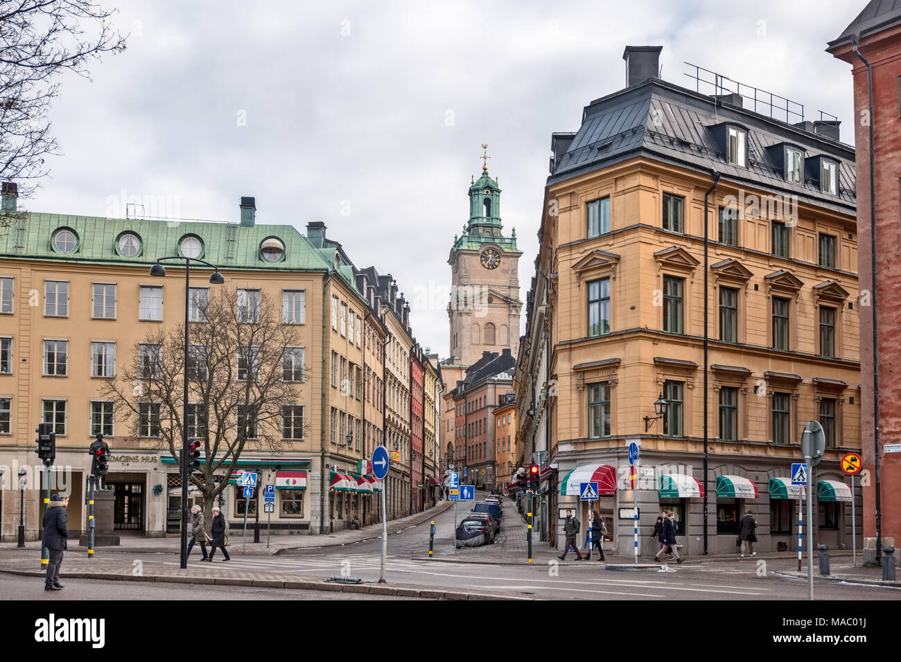 Street Scenes in Stockholm Sweden Stock Photo - Alamy