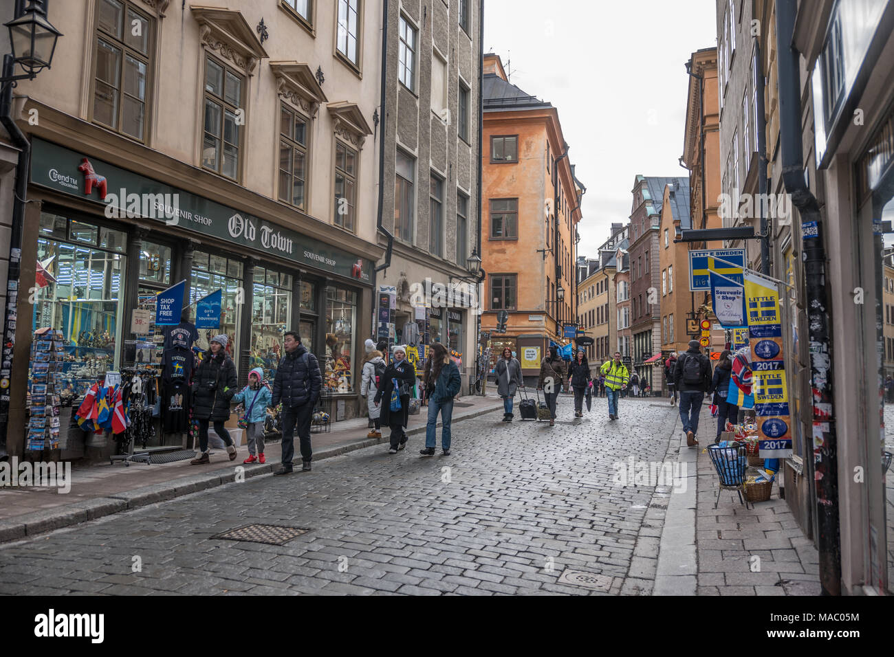Street Scenes in Stockholm Sweden Stock Photo - Alamy