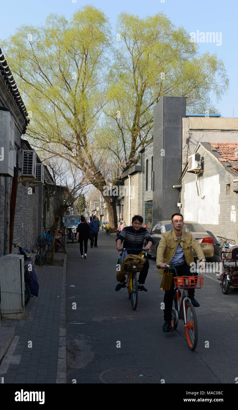China beijing street scene bicycles hi-res stock photography and images ...