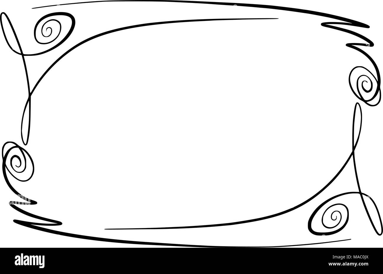 Rectangle with border Stock Vector Images - Alamy