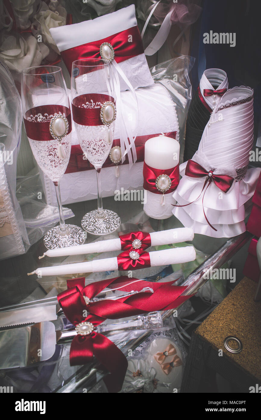 The elegant dinner table, design, fancy background set Stock Photo - Alamy