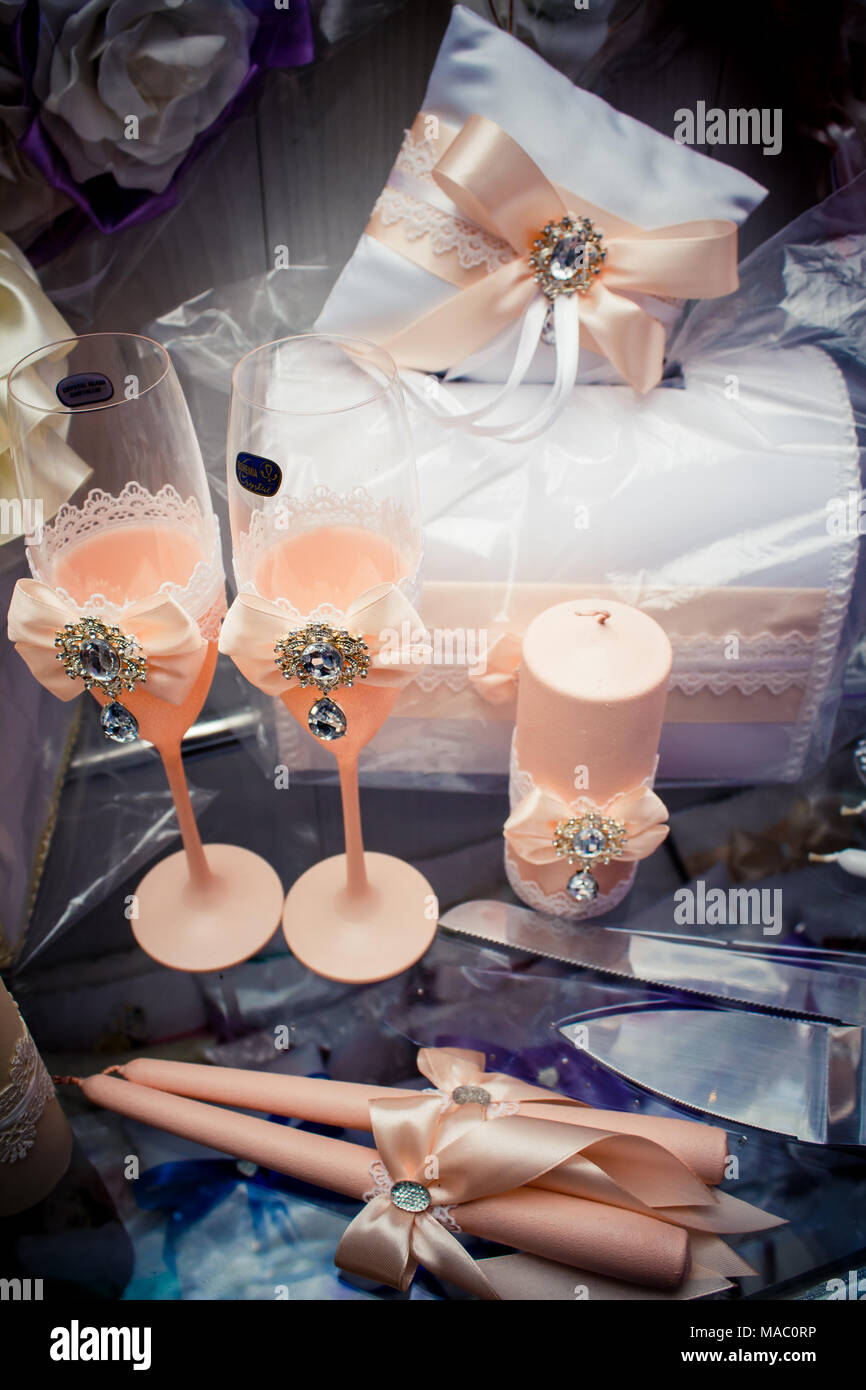 The elegant dinner table, design, fancy background set Stock Photo - Alamy