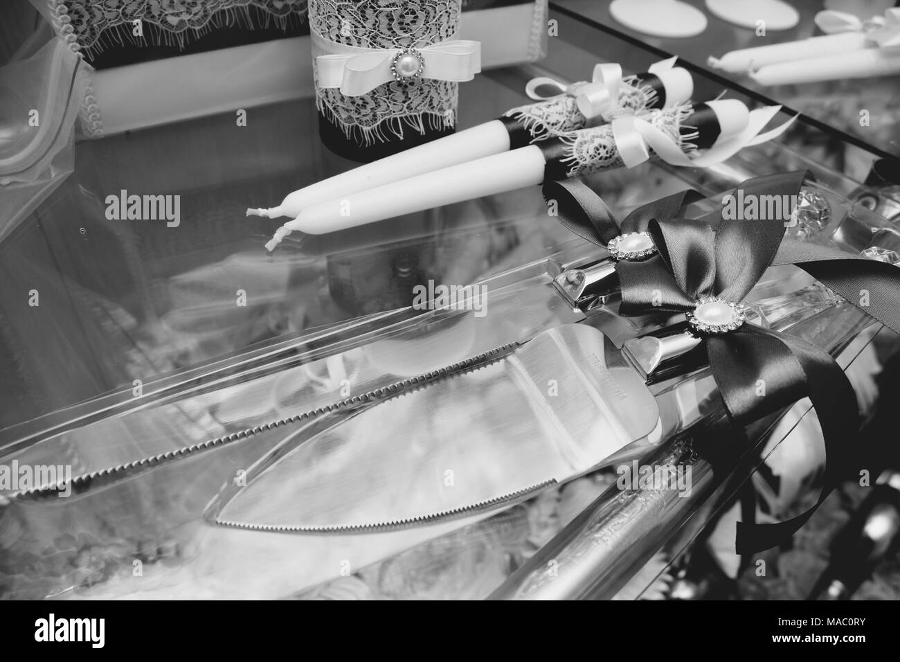 The elegant dinner table, design, fancy background set Stock Photo - Alamy