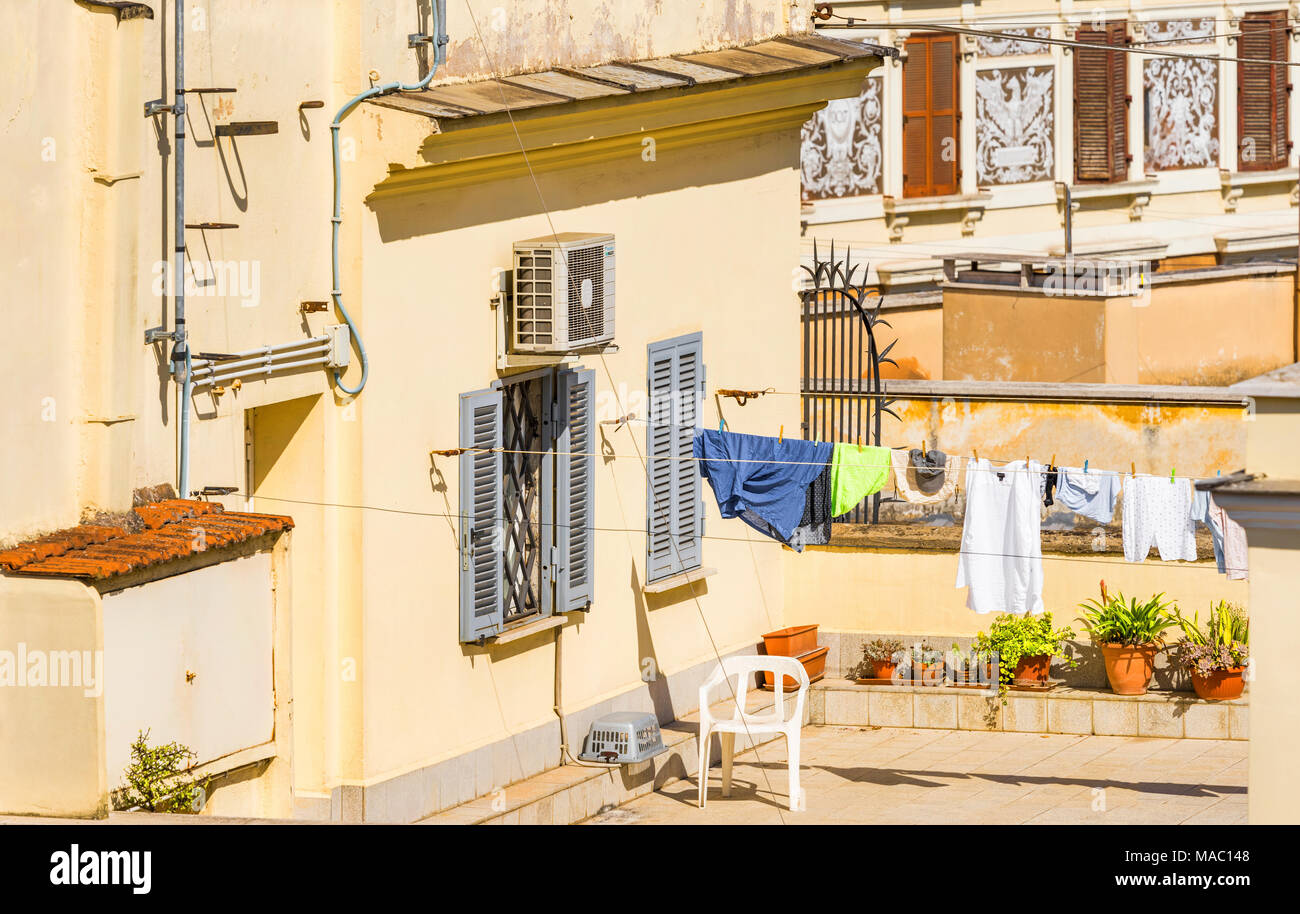 The windows of the city of Rome Stock Photo - Alamy
