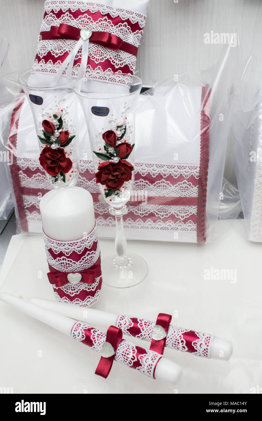 The elegant dinner table, design, fancy background set Stock Photo - Alamy