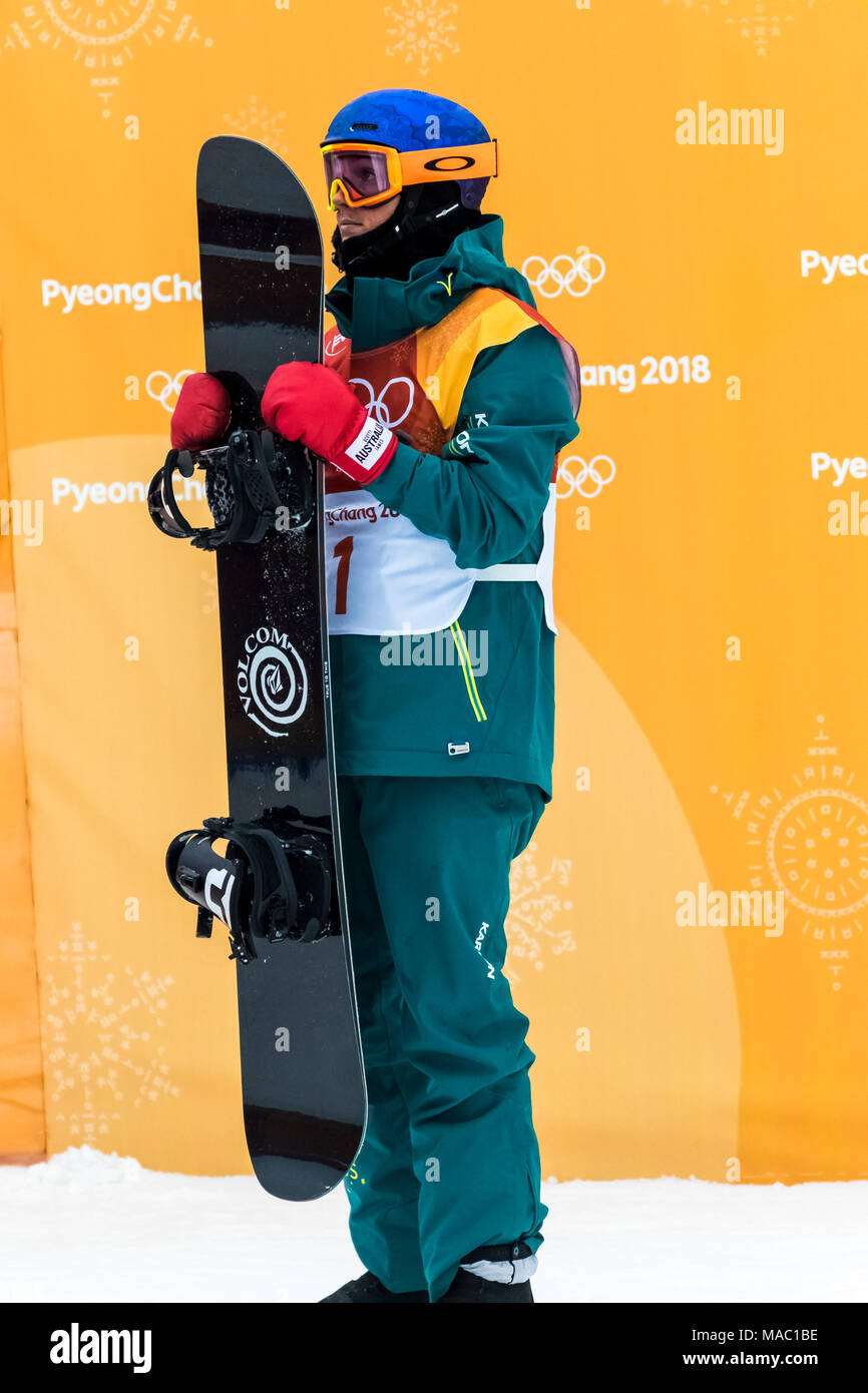 Scotty James (AUS) wins the bronze medal in the Men's Snowboarding Half ...