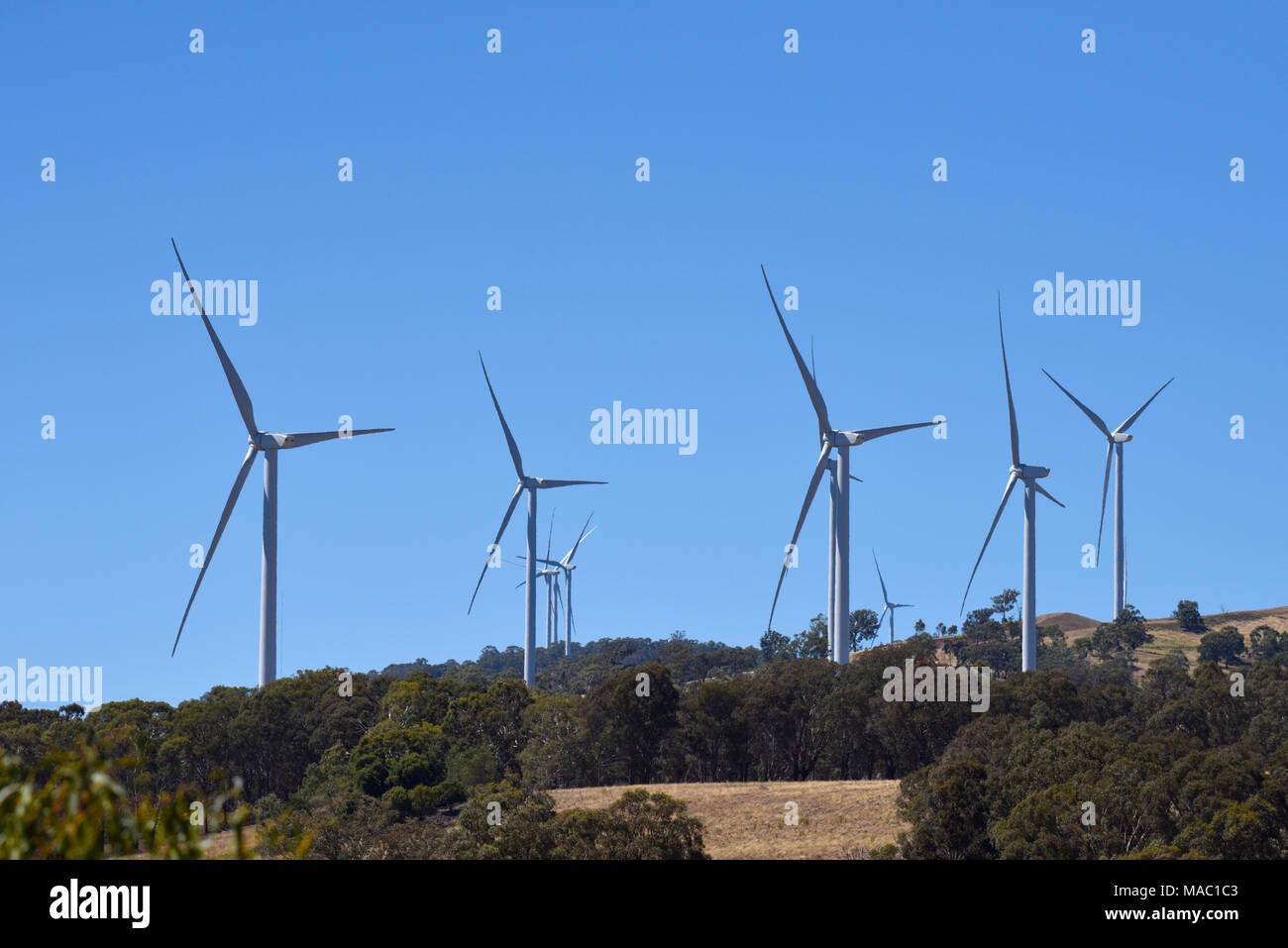 White Rocks wind farm near glen innes in northern new south wales ...