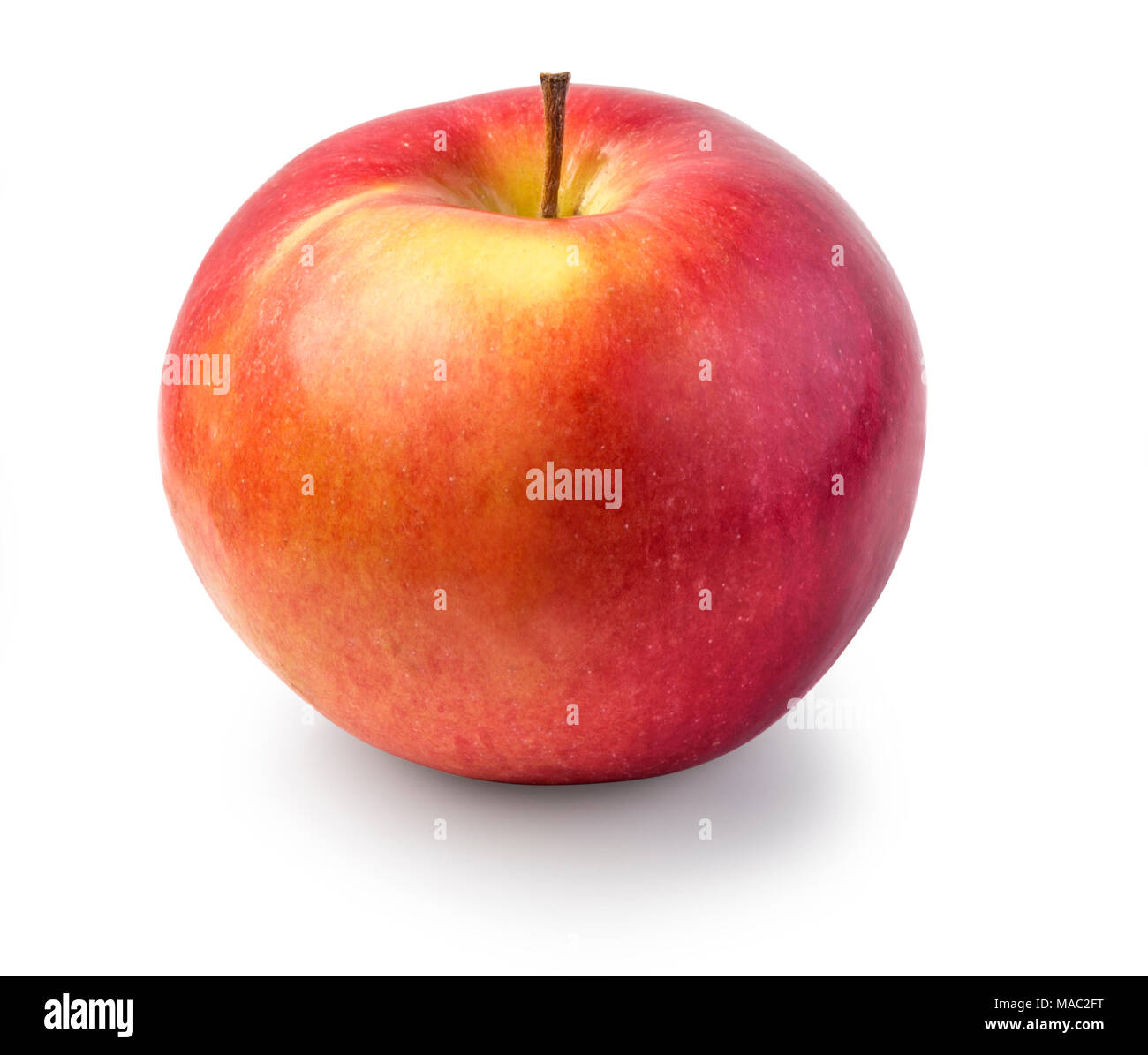 red apple isolated on white with clipping path Stock Photo - Alamy