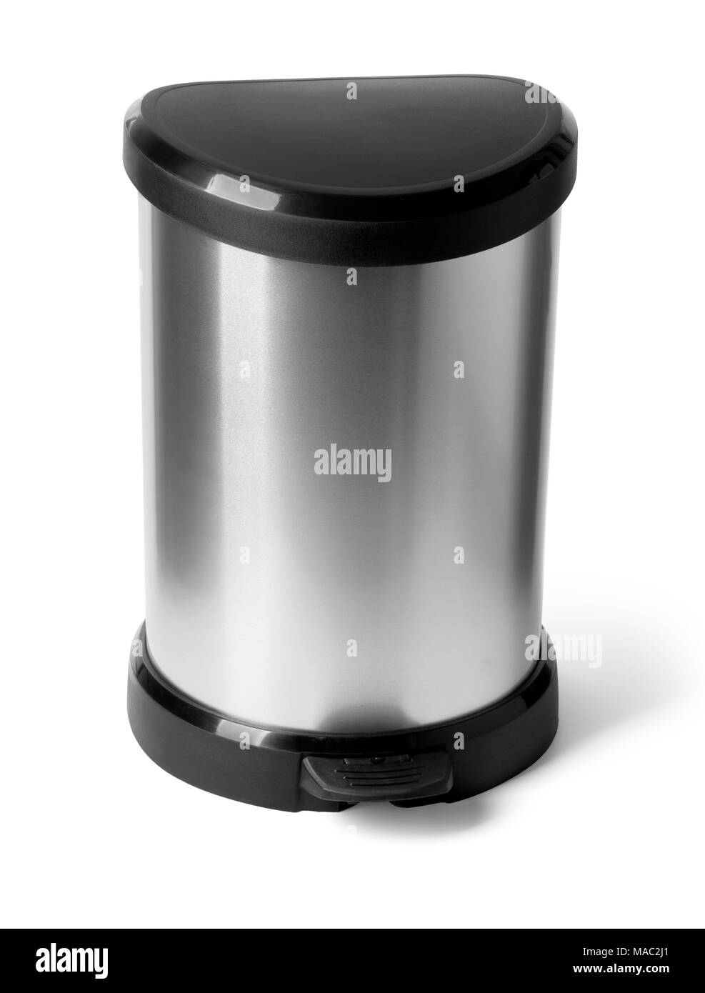 trash can isolated on white background with clipping path Stock Photo ...