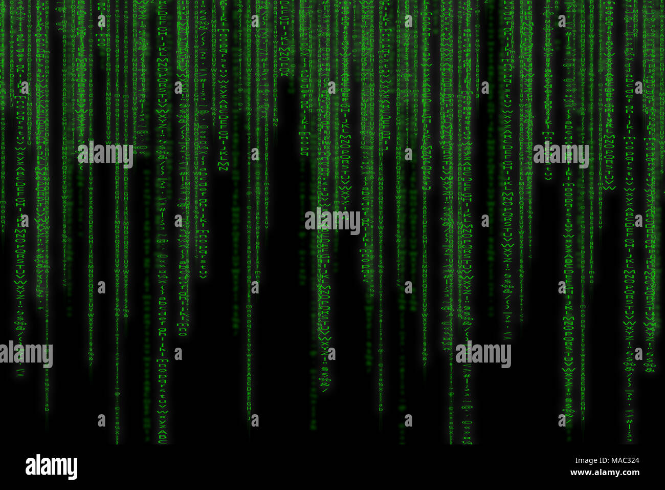 Abstract Green Technology Binary Background Binary Computer Code Programming Hacker Concept