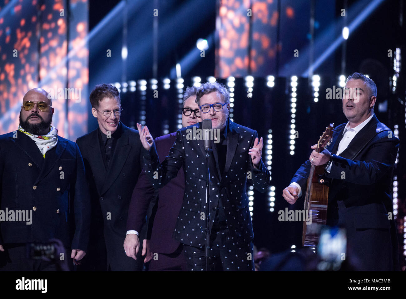 The Barenaked Ladies with Steven Page inducted into the Canadian Music ...