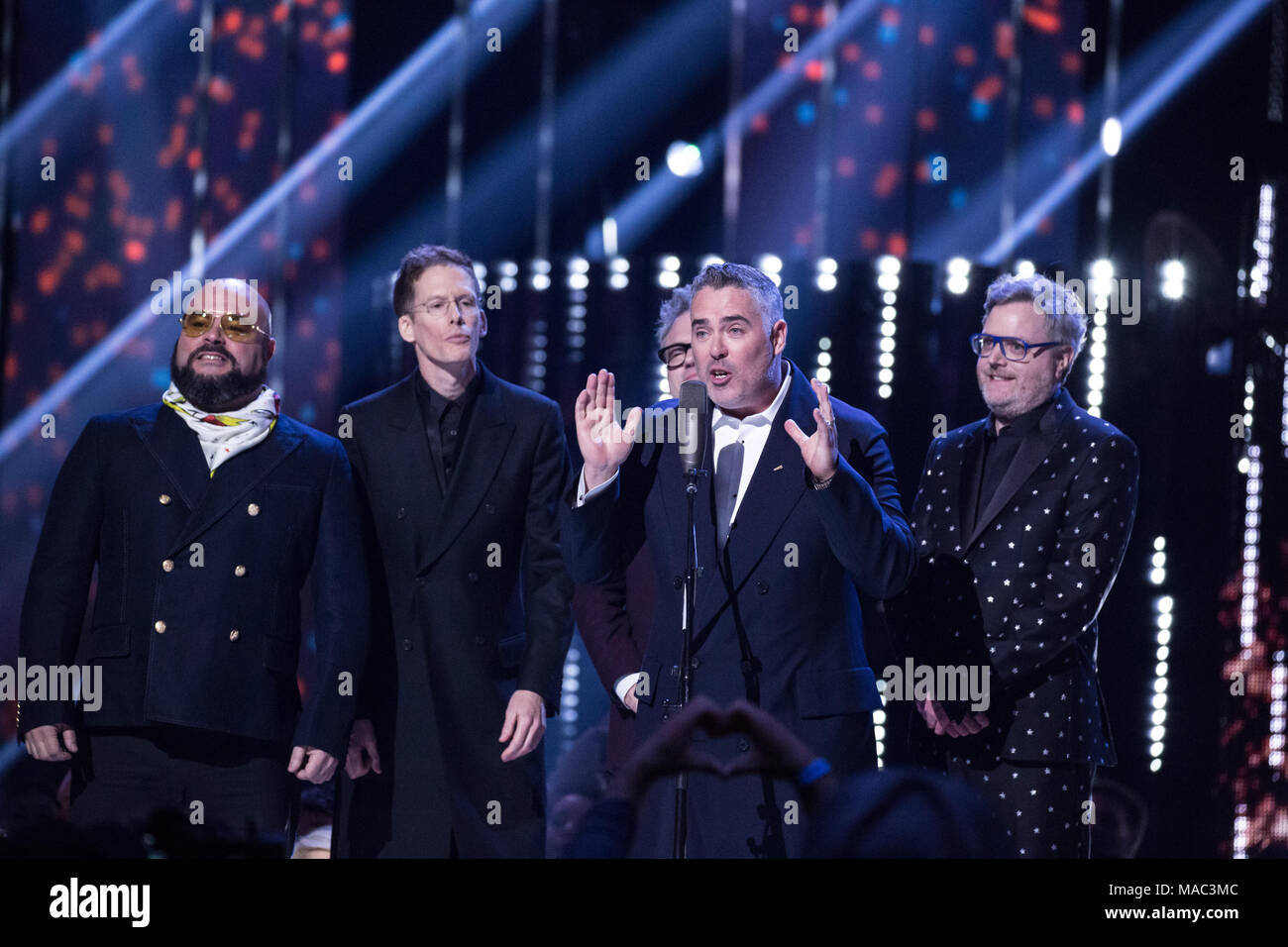 The Barenaked Ladies with Steven Page inducted into the Canadian Music ...