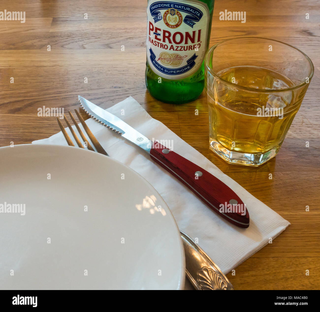 Peroni beer bottle hi-res stock photography and images - Alamy