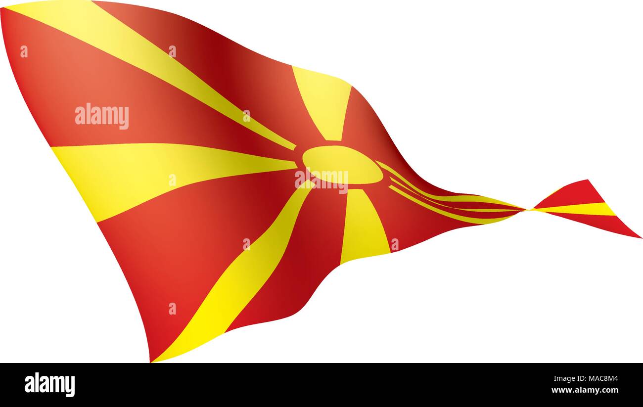 Macedonia flag, vector illustration Stock Vector Image & Art - Alamy