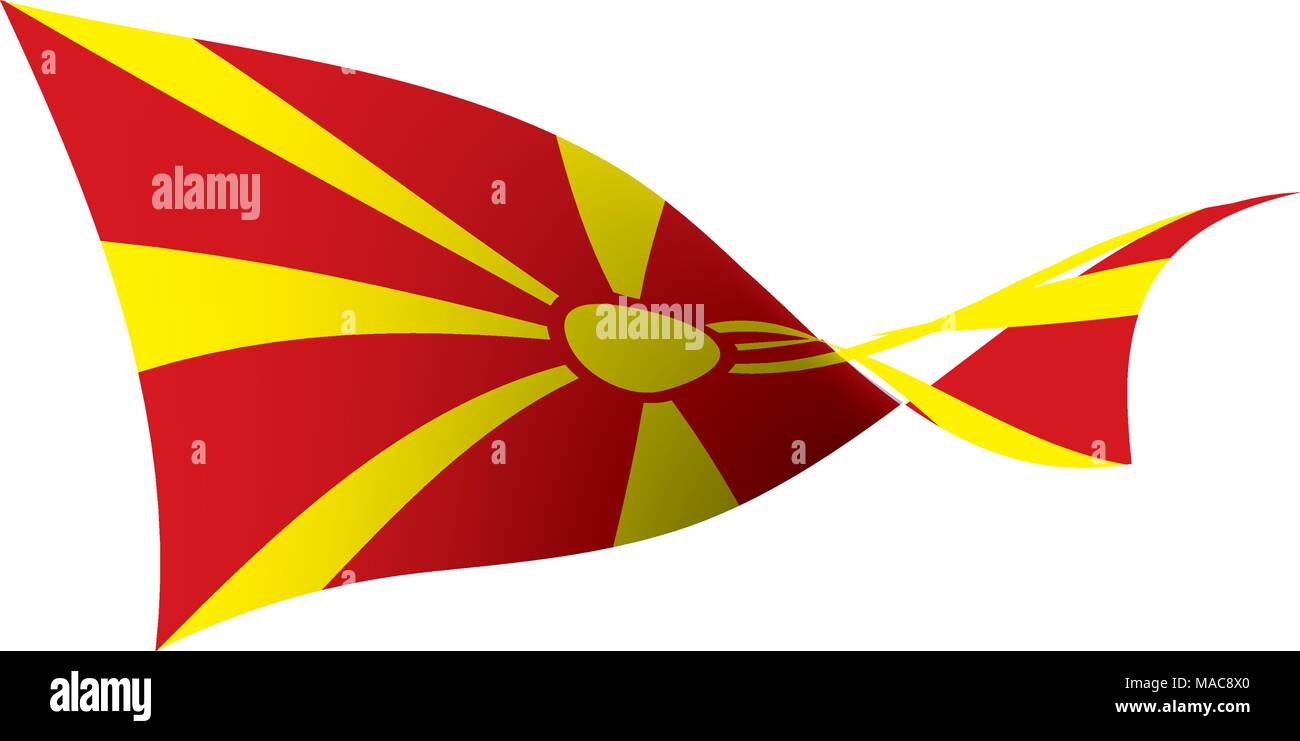 Macedonia flag, vector illustration Stock Vector Image & Art - Alamy
