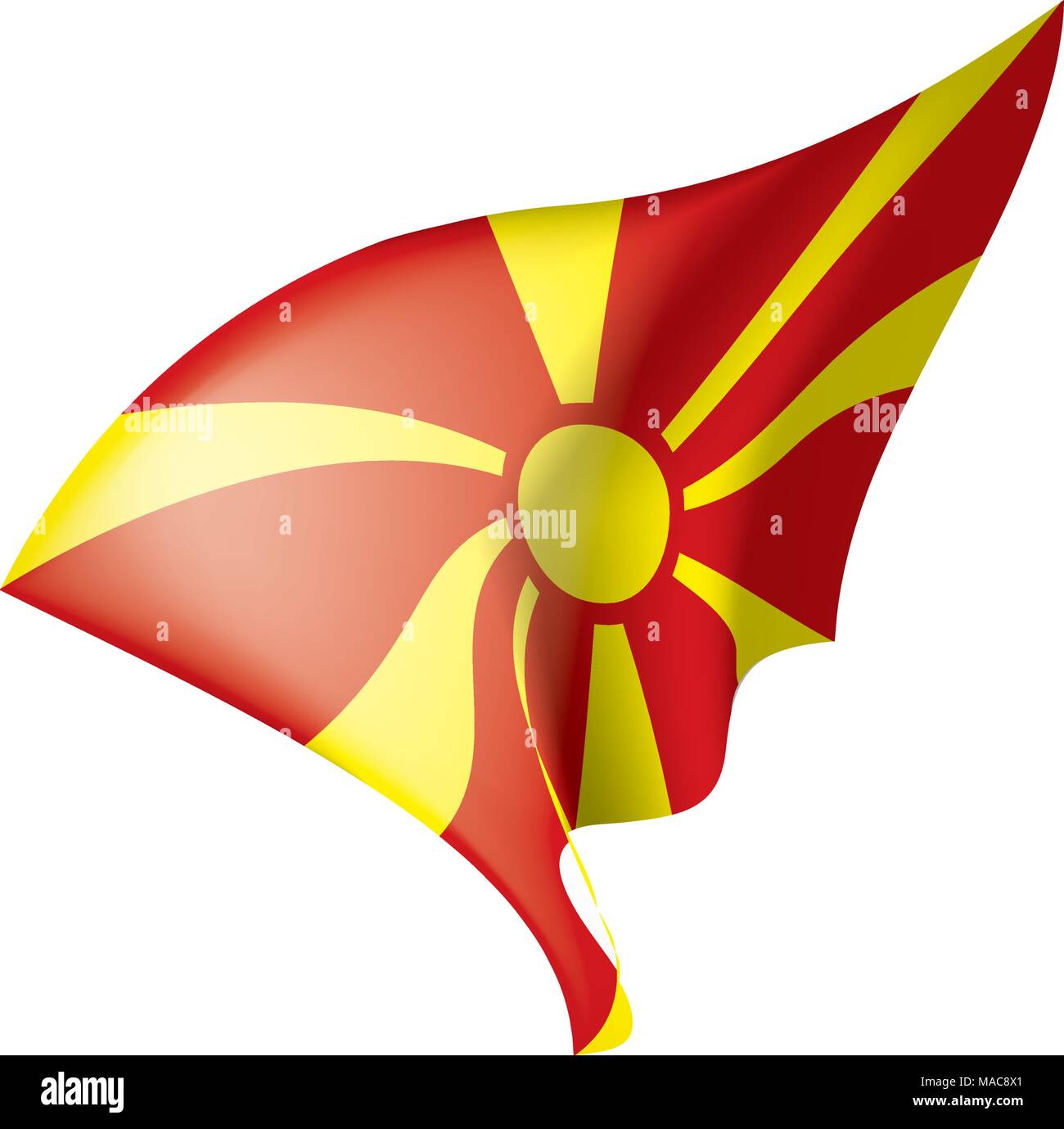 Macedonia flag, vector illustration Stock Vector Image & Art - Alamy