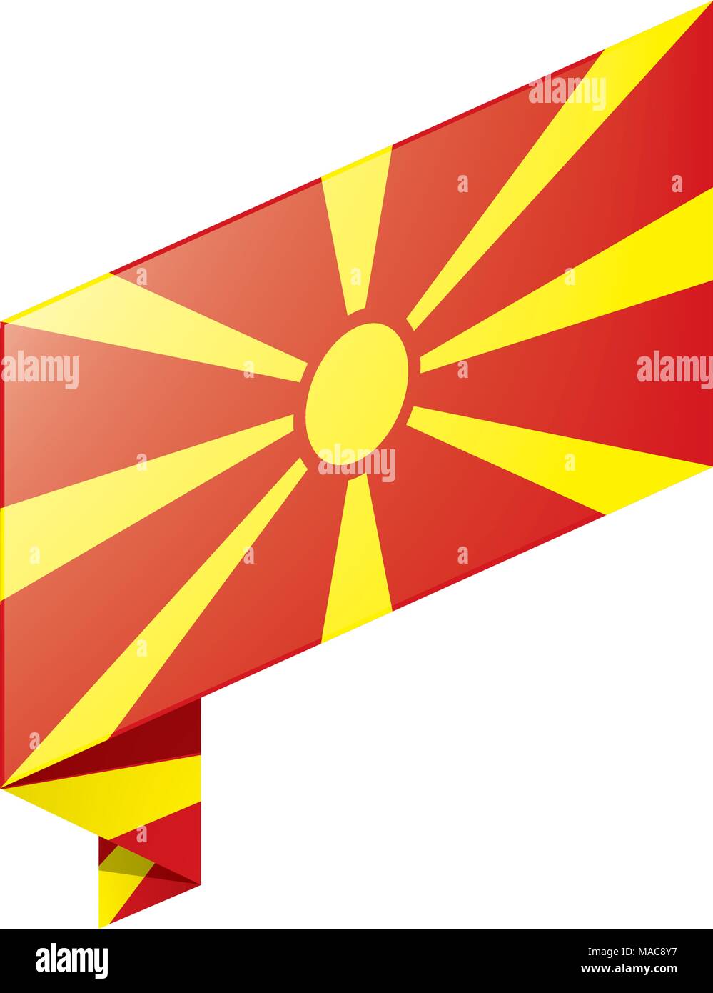 Macedonia flag, vector illustration Stock Vector Image & Art - Alamy