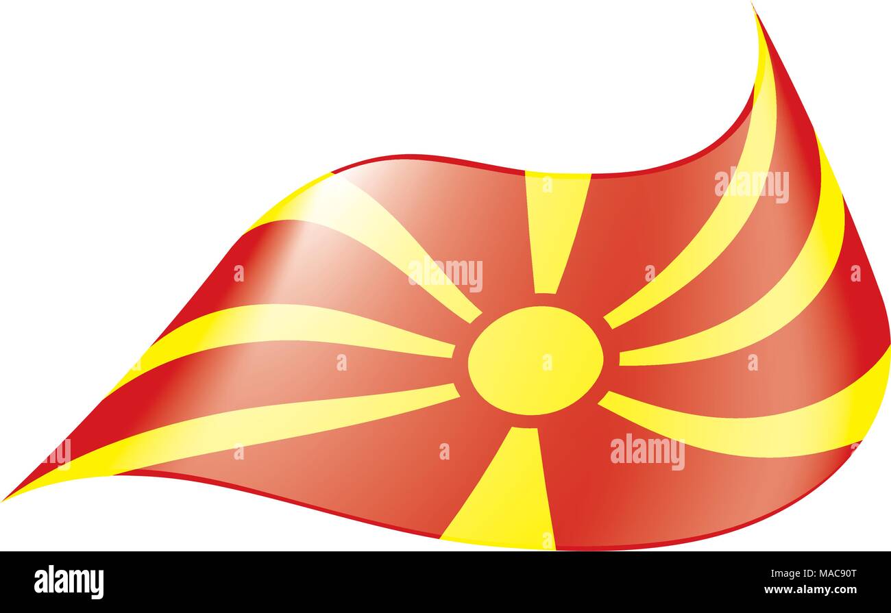 Macedonia flag, vector illustration Stock Vector Image & Art - Alamy