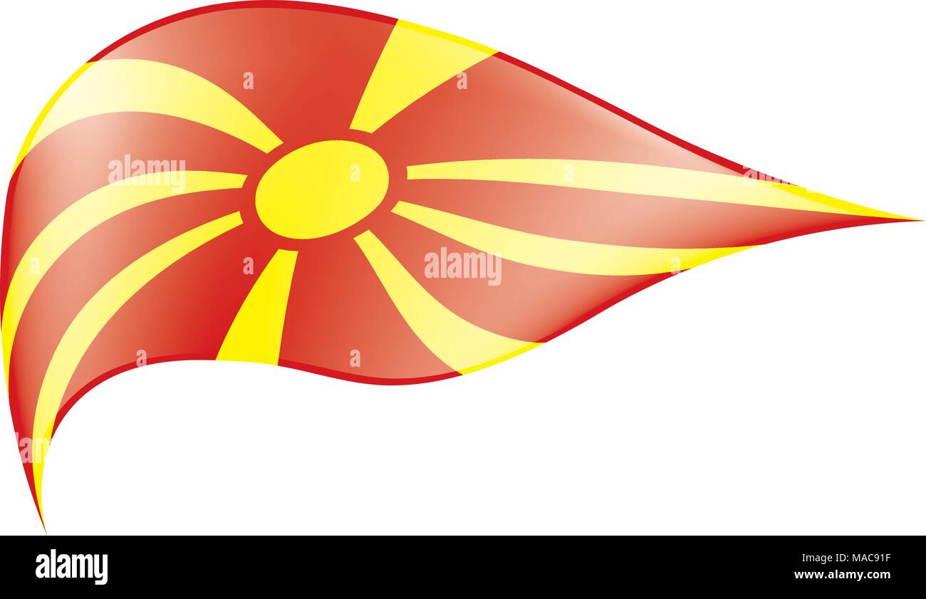 Macedonia flag, vector illustration Stock Vector Image & Art - Alamy