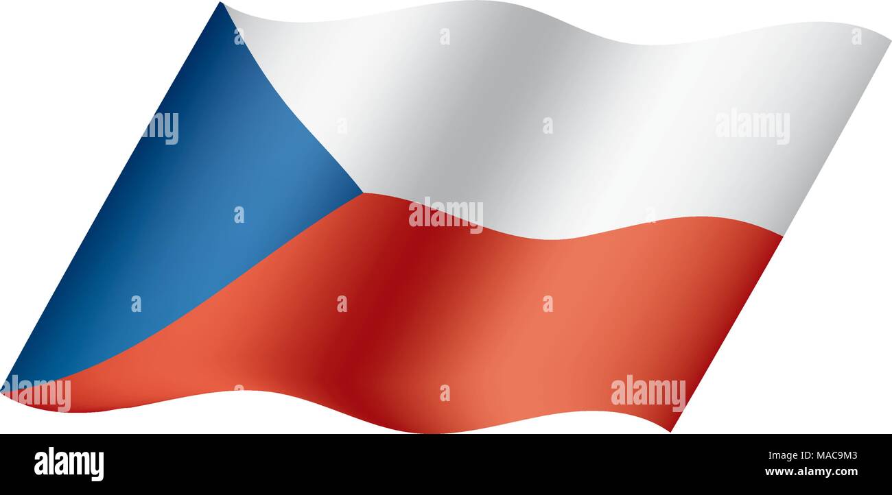 Czechia flag, vector illustration Stock Vector Image & Art - Alamy
