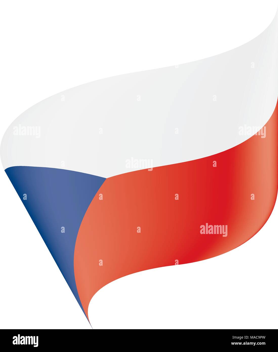 Czechia flag, vector illustration Stock Vector Image & Art - Alamy