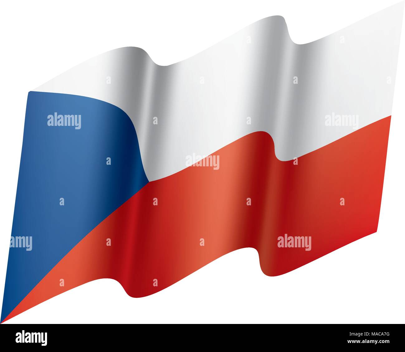 Flag of prague Stock Vector Images - Alamy
