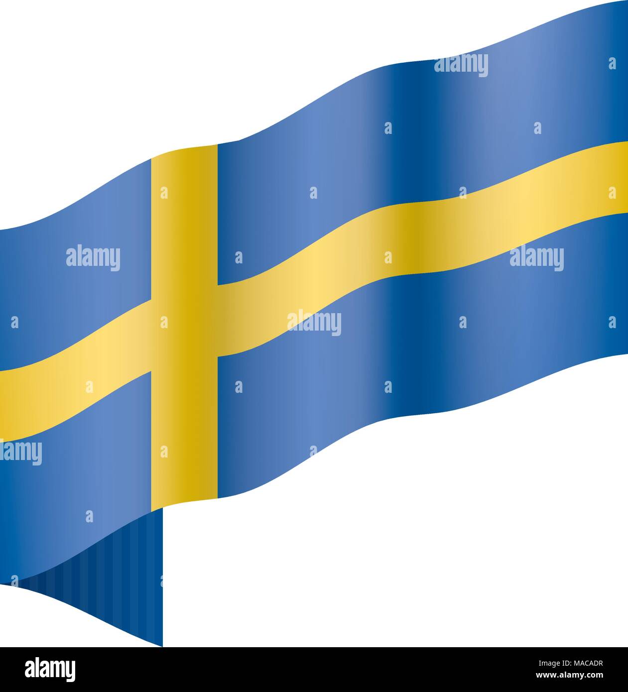 Sweden flag, vector illustration Stock Vector Image & Art - Alamy