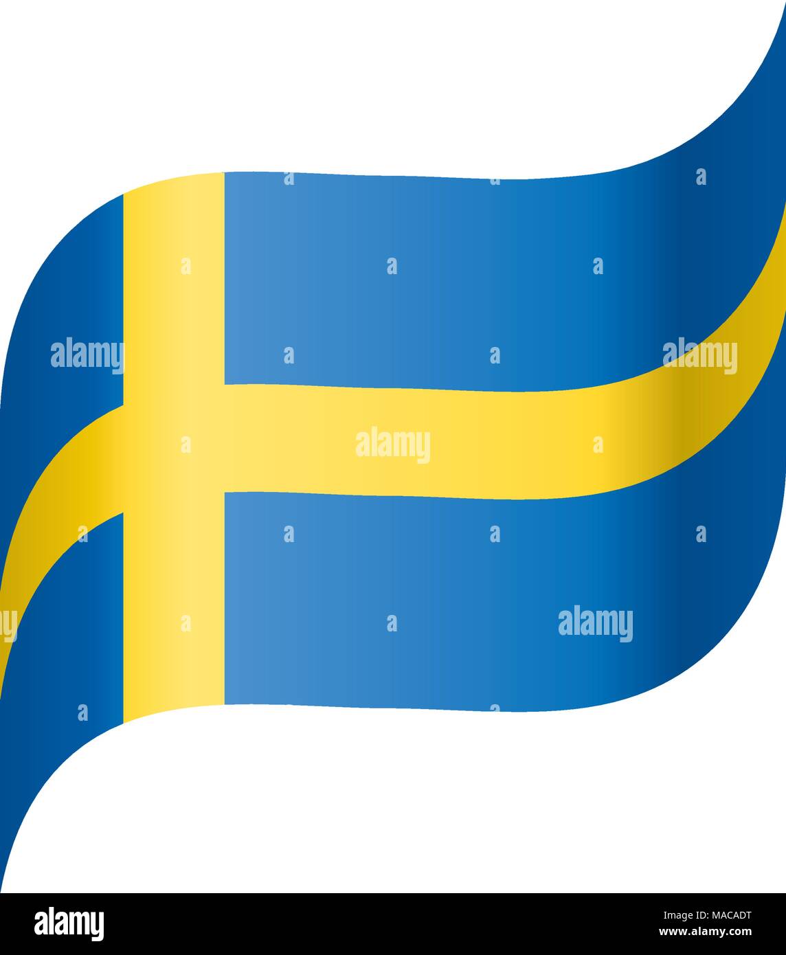 Sweden flag, vector illustration Stock Vector Image & Art - Alamy
