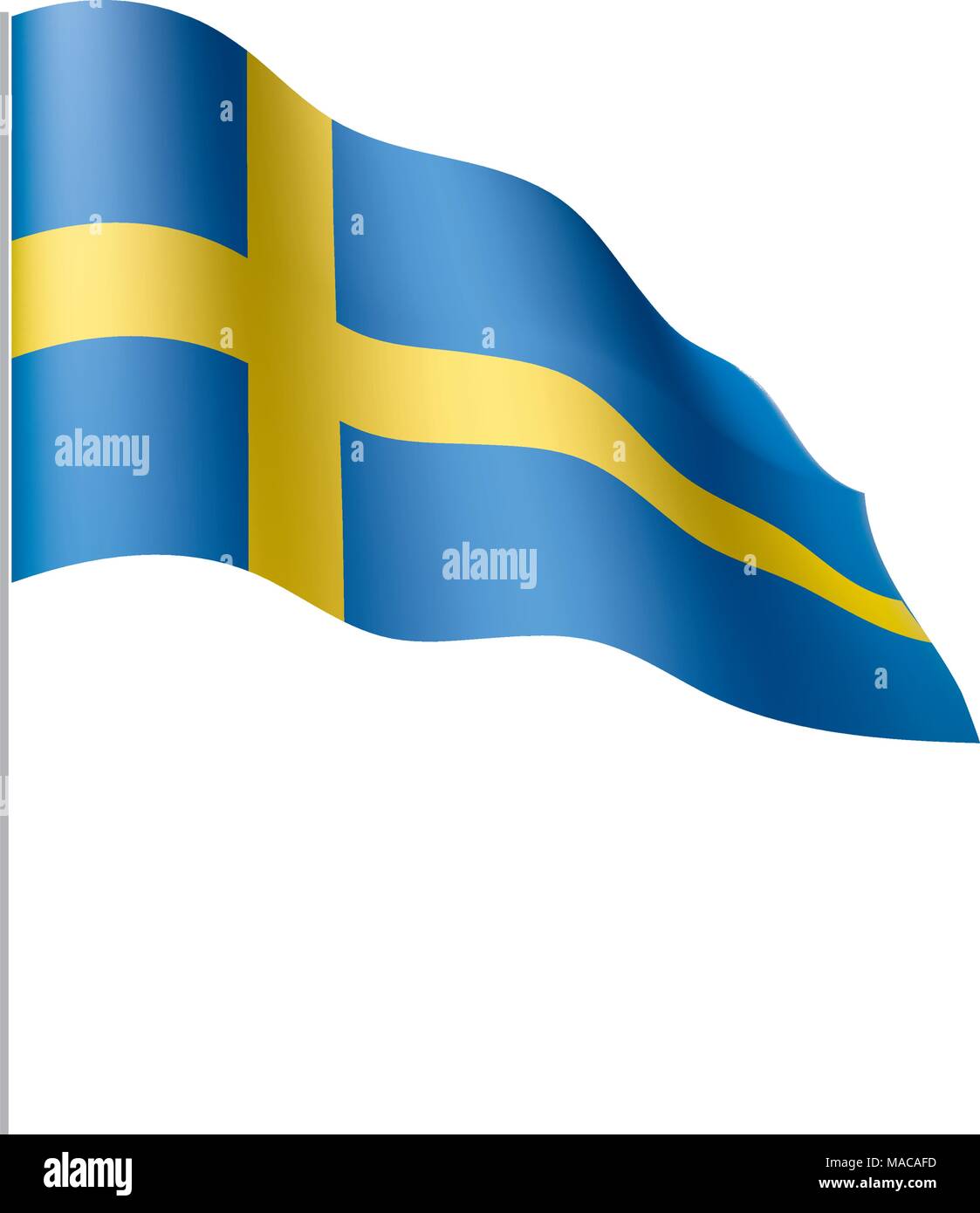 Sweden flag, vector illustration Stock Vector Image & Art - Alamy