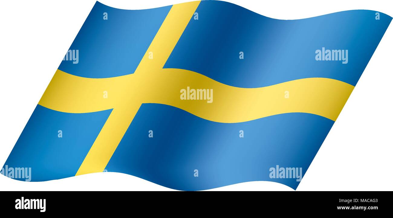 Sweden flag, vector illustration Stock Vector Image & Art - Alamy