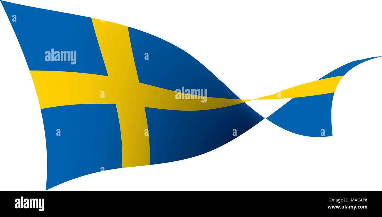 Sweden flag, vector illustration Stock Vector Image & Art - Alamy