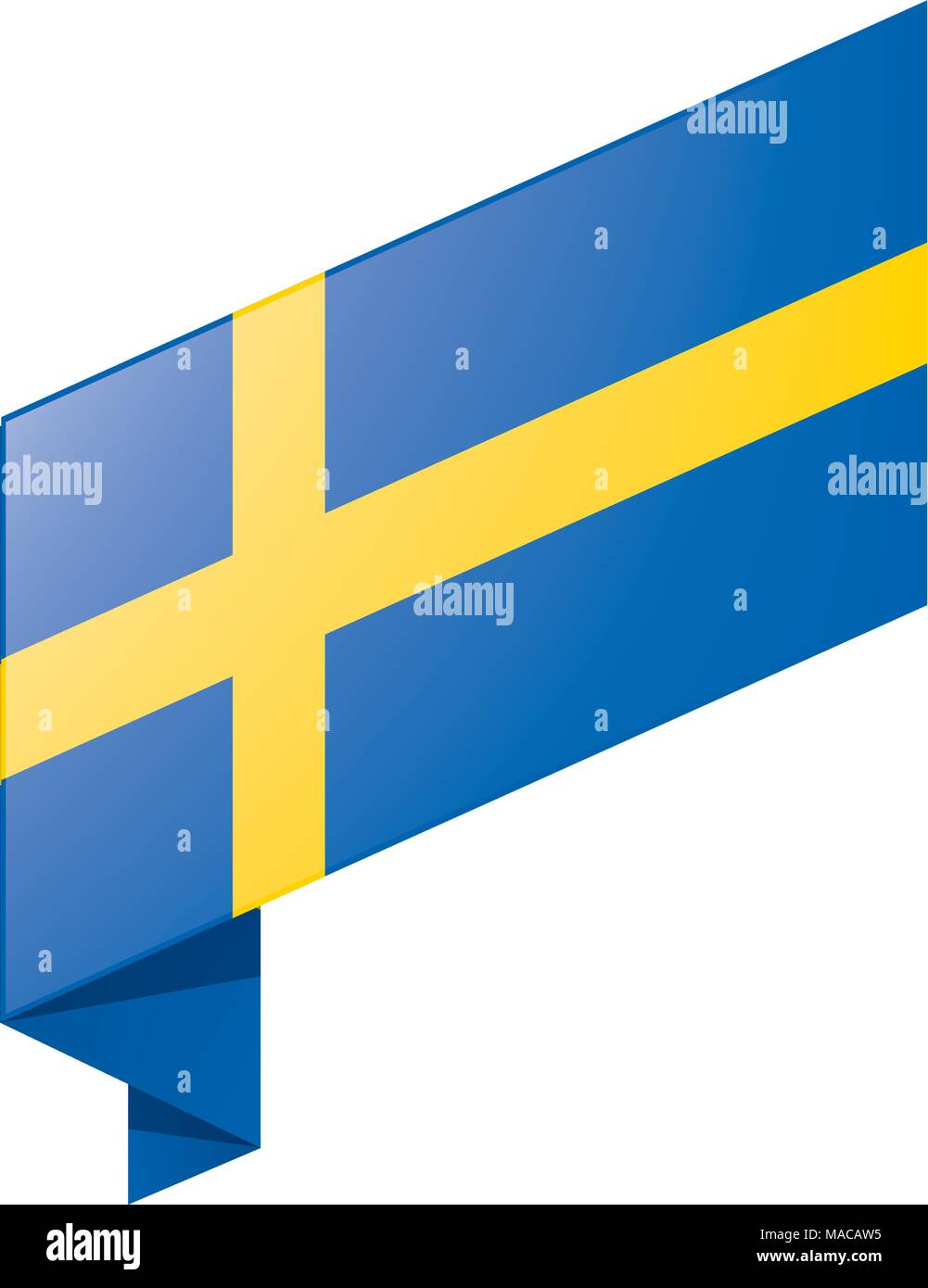 Sweden flag, vector illustration Stock Vector Image & Art - Alamy
