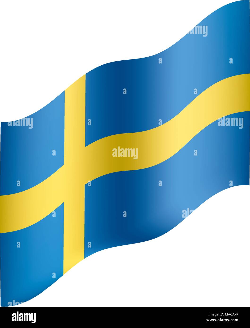 Sweden flag, vector illustration Stock Vector Image & Art - Alamy