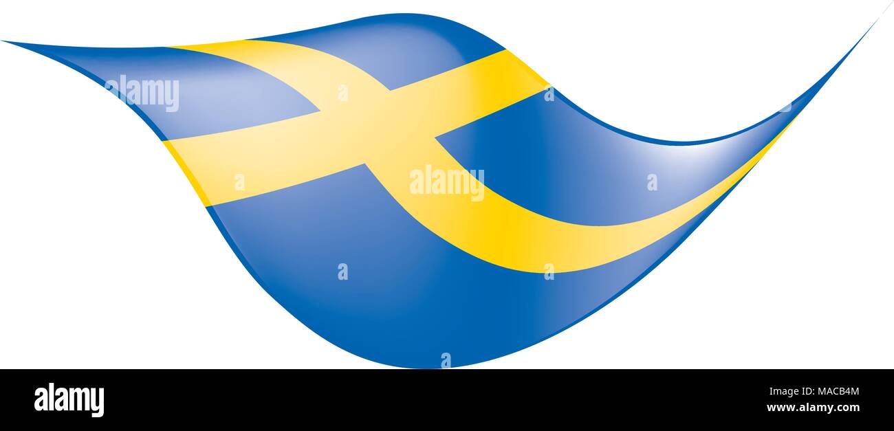 Sweden flag, vector illustration Stock Vector Image & Art - Alamy
