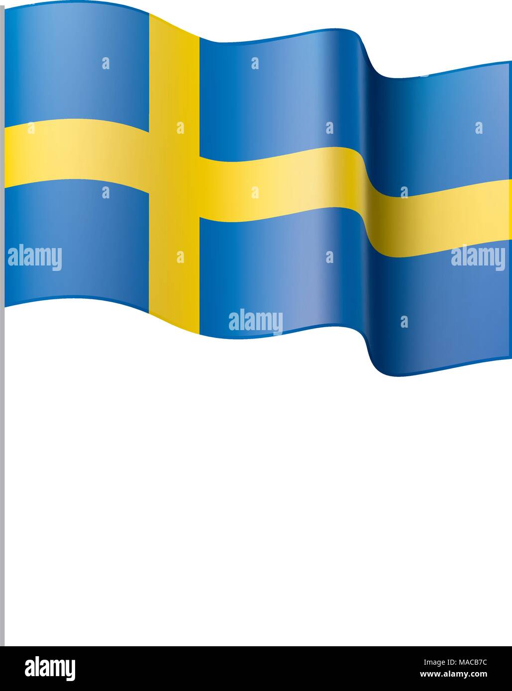 Sweden flag, vector illustration Stock Vector Image & Art - Alamy