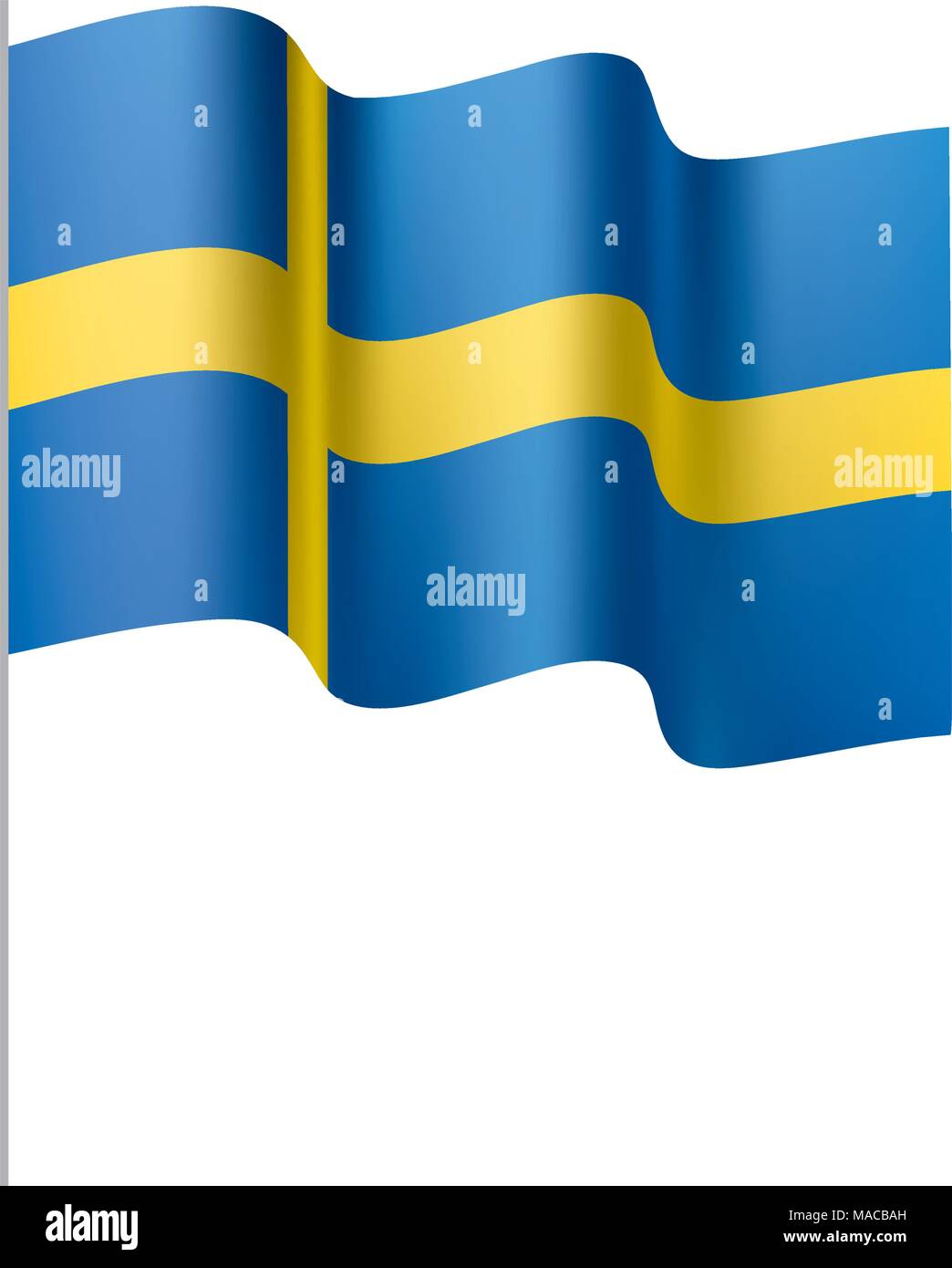 Sweden flag, vector illustration Stock Vector Image & Art - Alamy