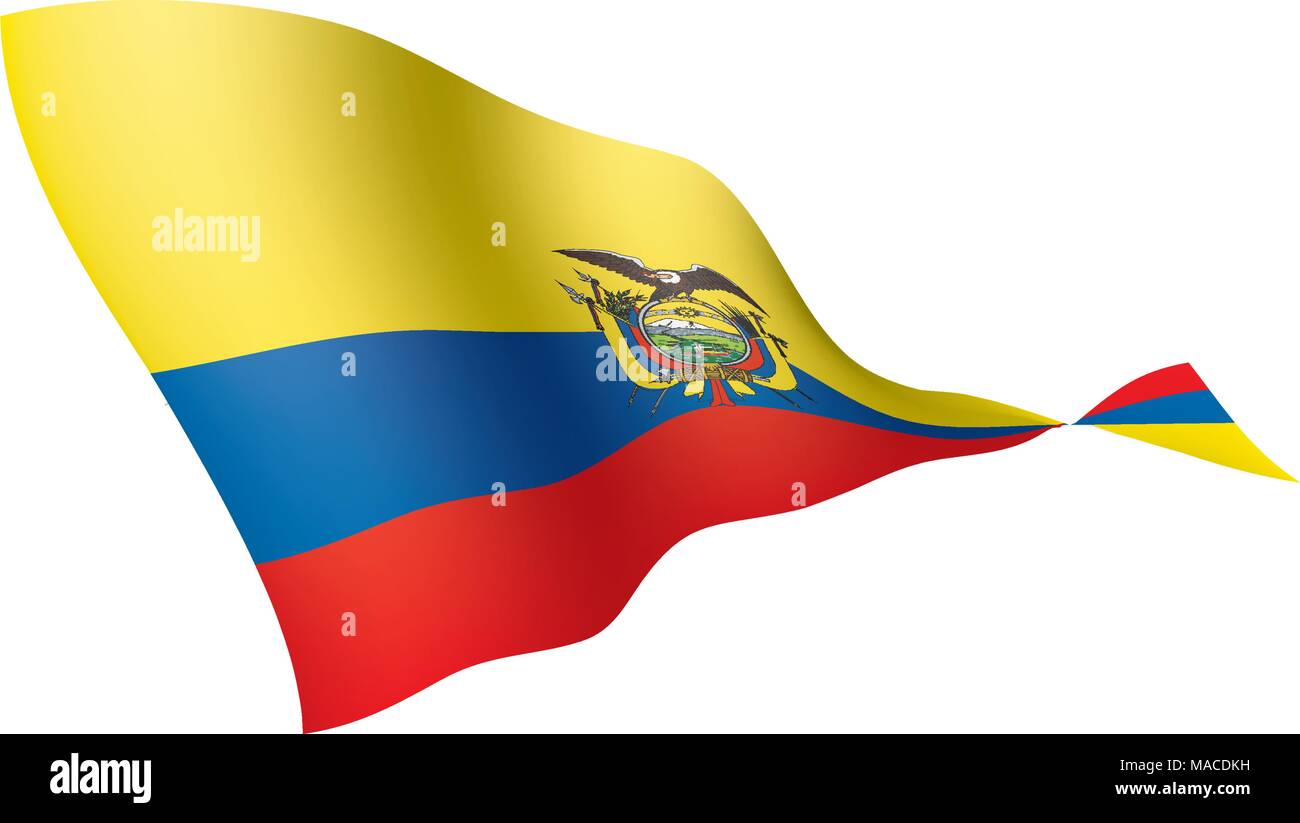 Ecuador flag, vector illustration Stock Vector Image & Art - Alamy