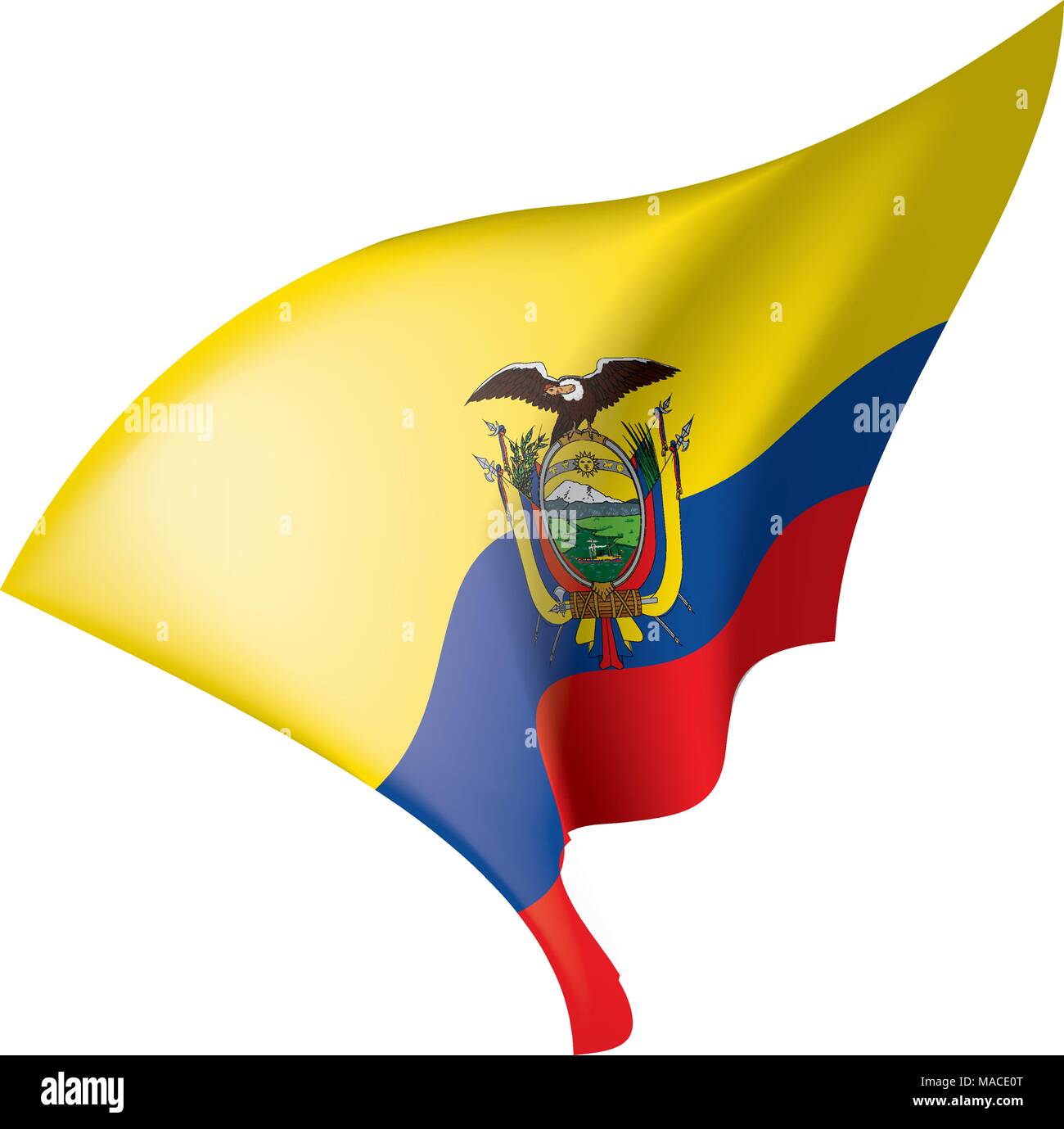 Ecuador flag, vector illustration Stock Vector Image & Art - Alamy