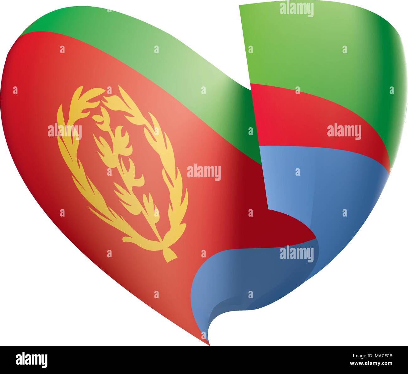Eritrea flag, vector illustration Stock Vector Image & Art - Alamy