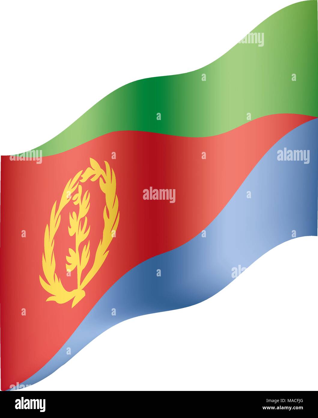 Eritrea Flag Vector Illustration Stock Vector Image And Art Alamy