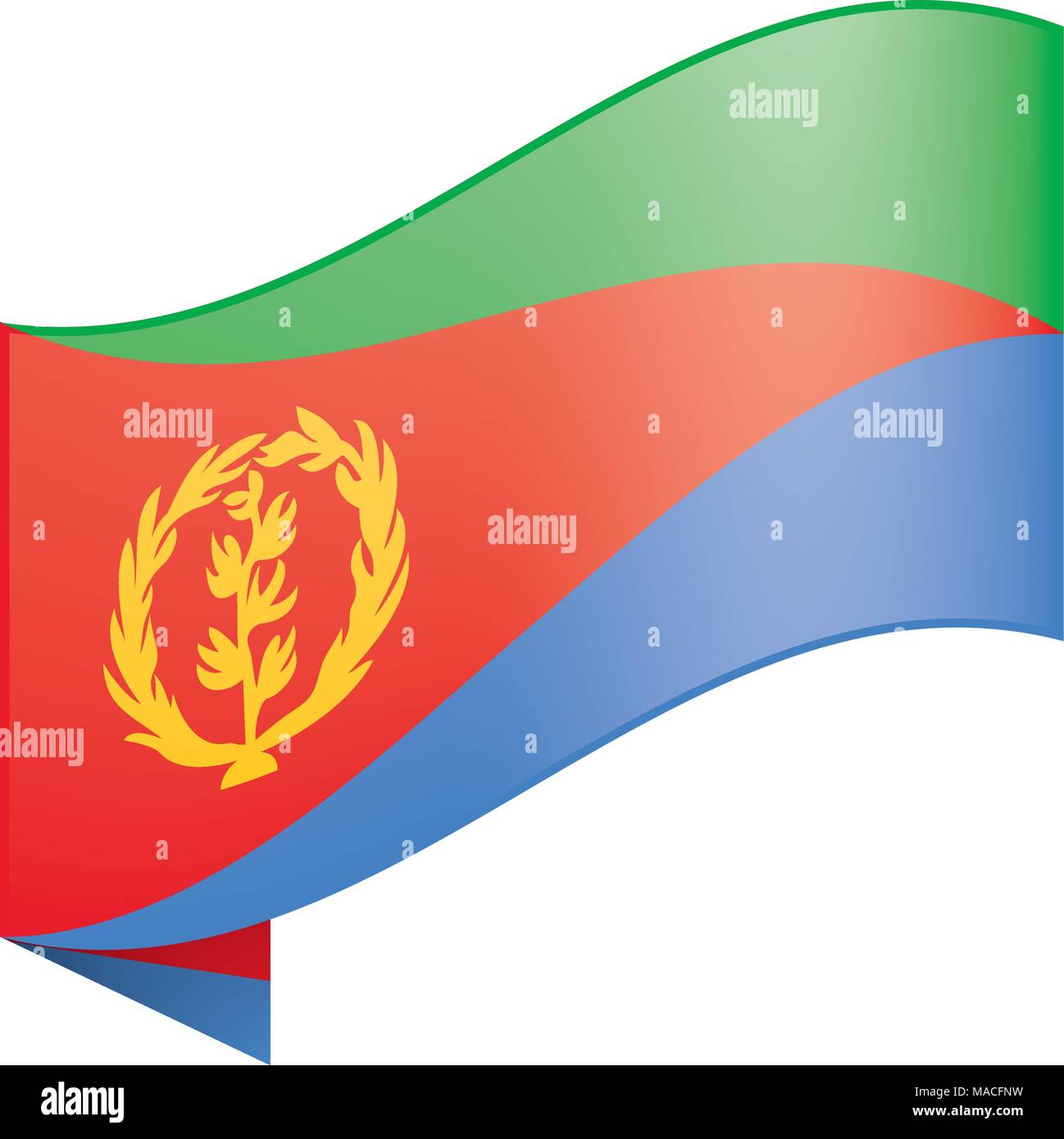 Eritrea flag, vector illustration Stock Vector Image & Art - Alamy