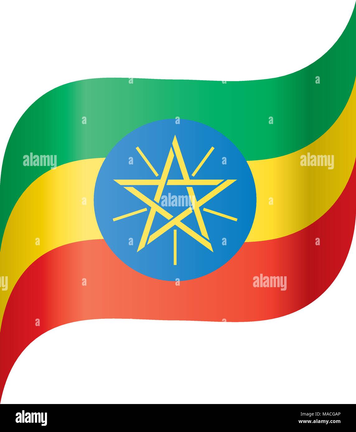Ethiopia flag, vector illustration Stock Vector Image & Art - Alamy