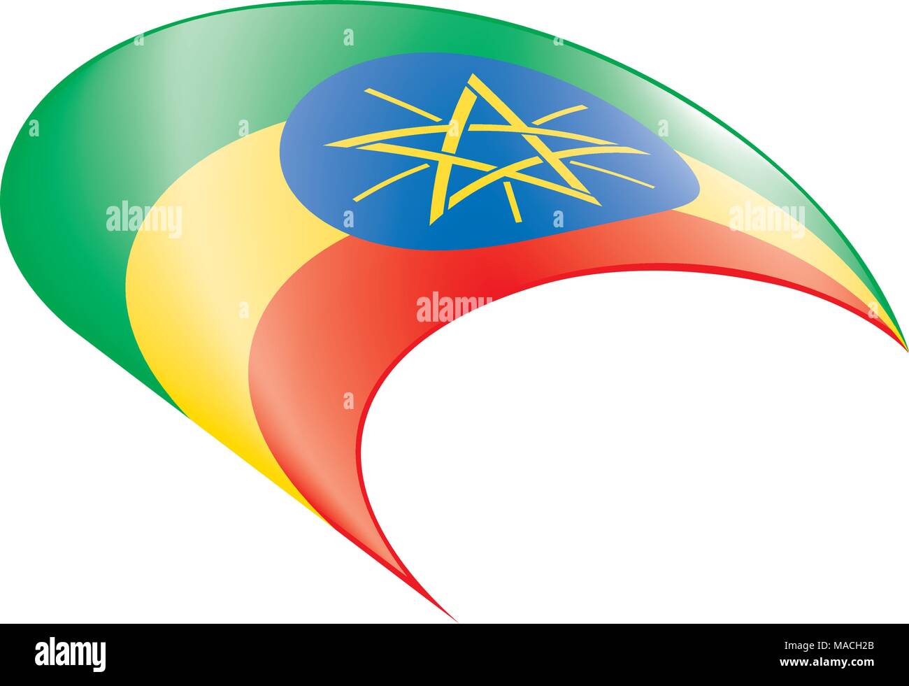 Ethiopia flag, vector illustration Stock Vector Image & Art - Alamy