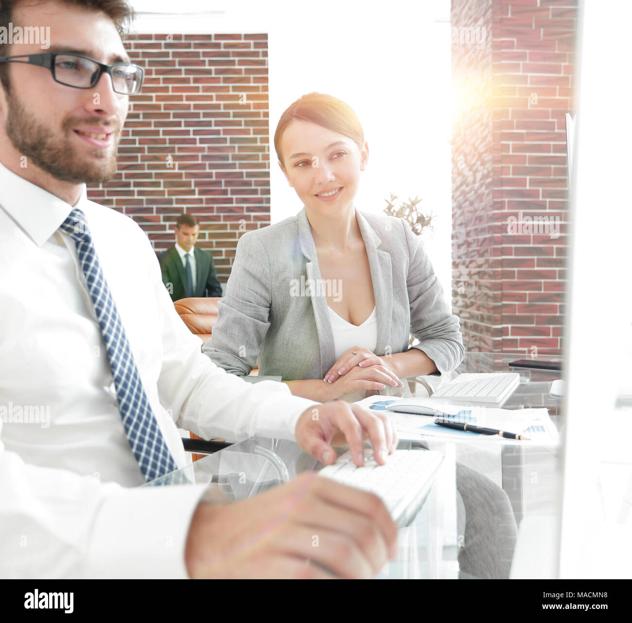 professional employees during working hours Stock Photo - Alamy