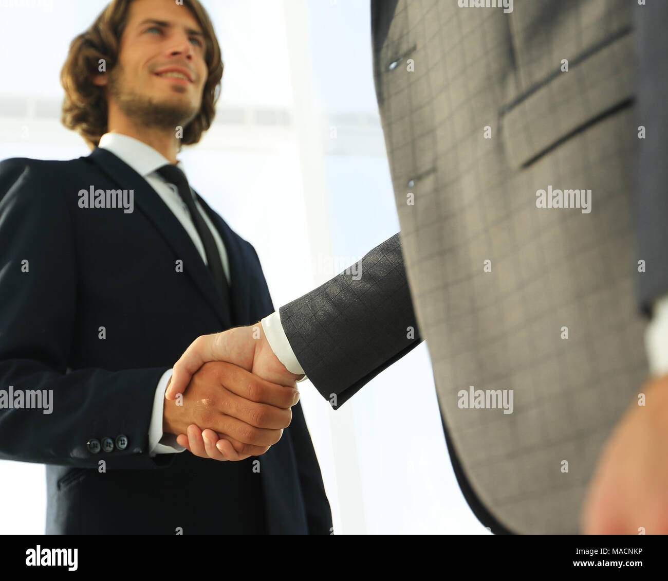 Effective negotiation with client. Business concept photo Stock Photo ...