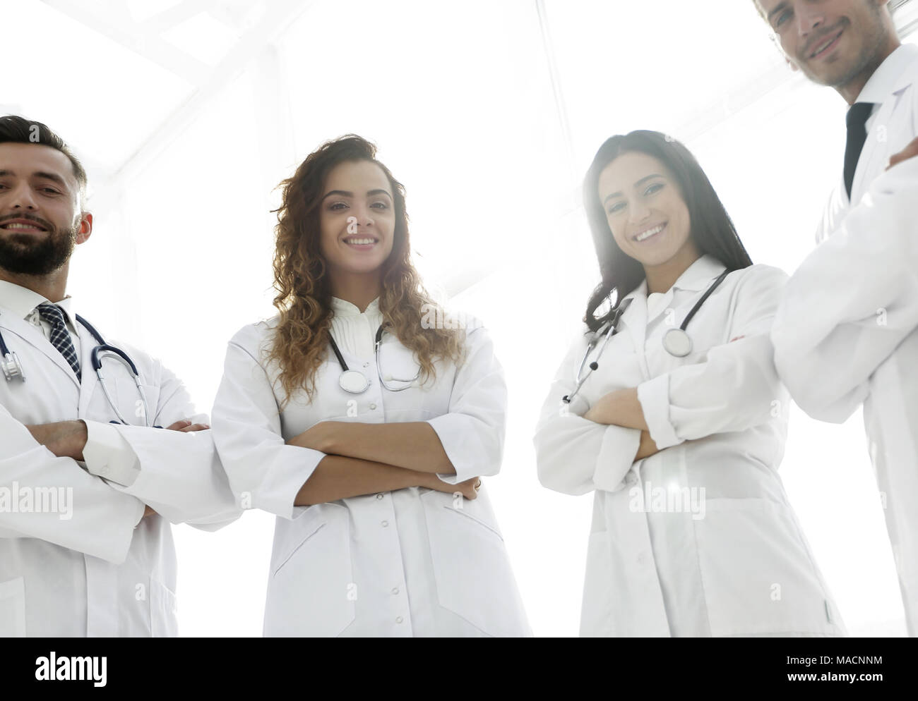 closeup.a group of doctors Stock Photo - Alamy