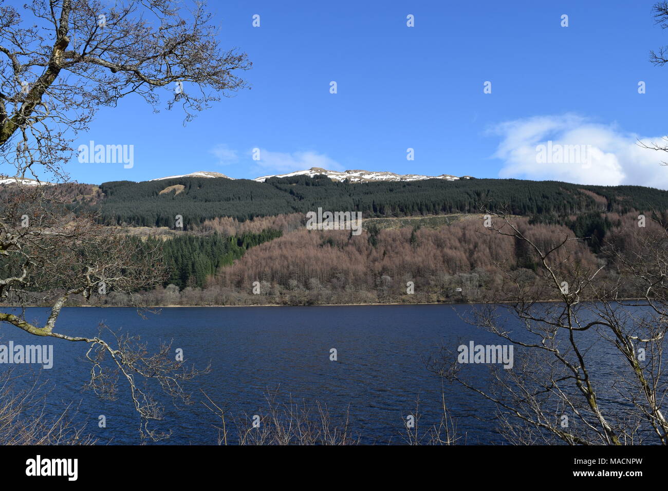 Scottish lochs and mountains hi-res stock photography and images - Alamy