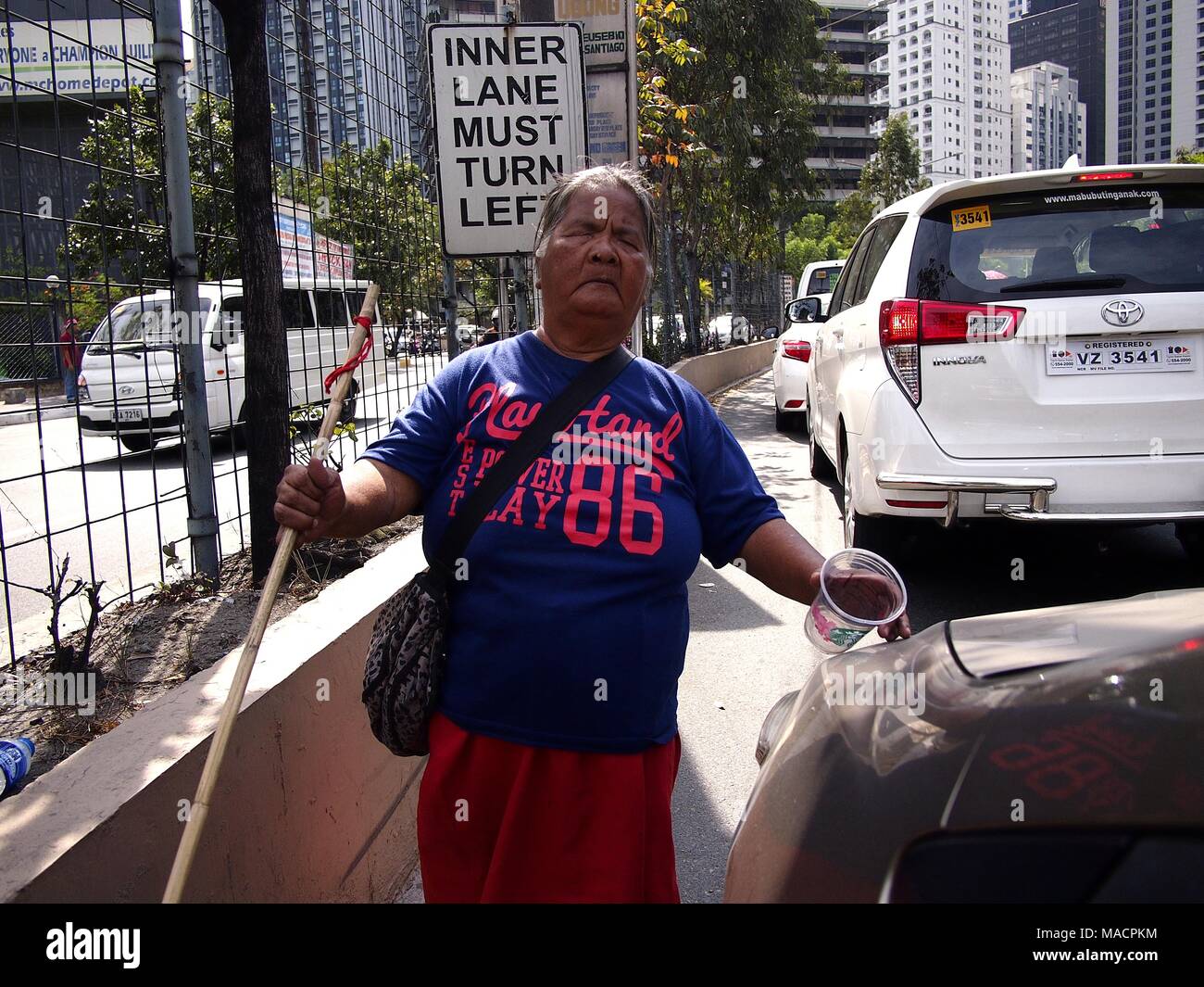 Blind Lady High Resolution Stock Photography and Images - Alamy