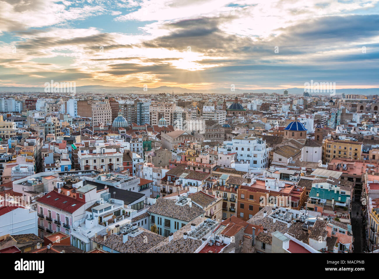 Valencia panoramic hi-res stock photography and images - Alamy