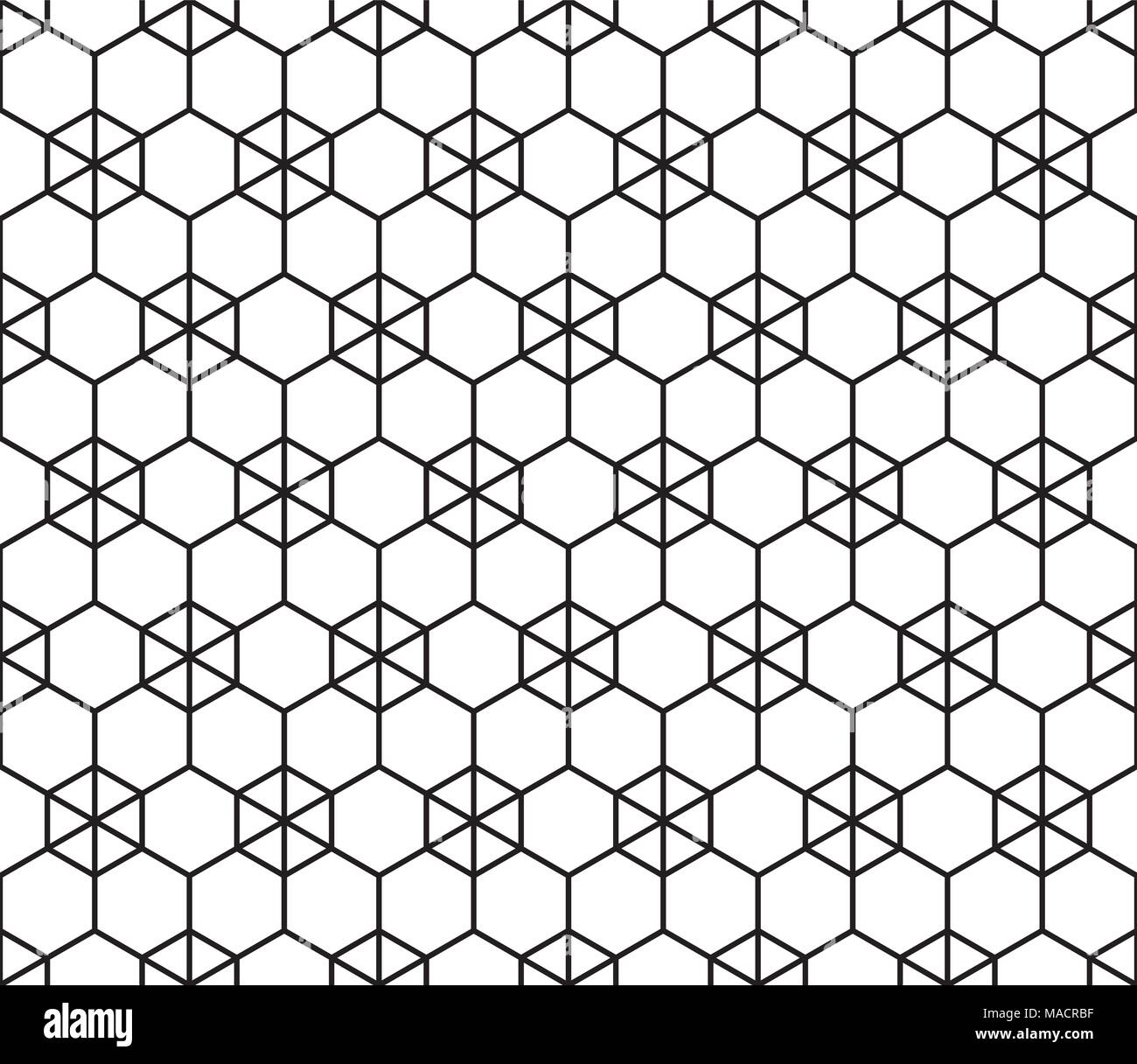 Seamless patterns in black and white in average and small thickness ...